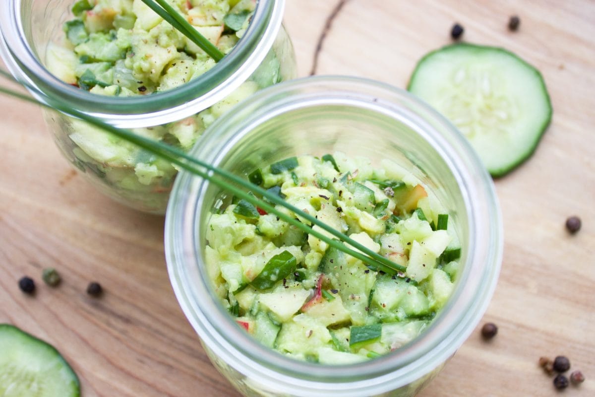 Crispy Pickled Courgettes - mealplays.com
